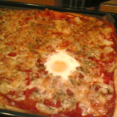 Ei auf Pizza. :-) | Pizza & Pikantes Forum | Chefkoch.de