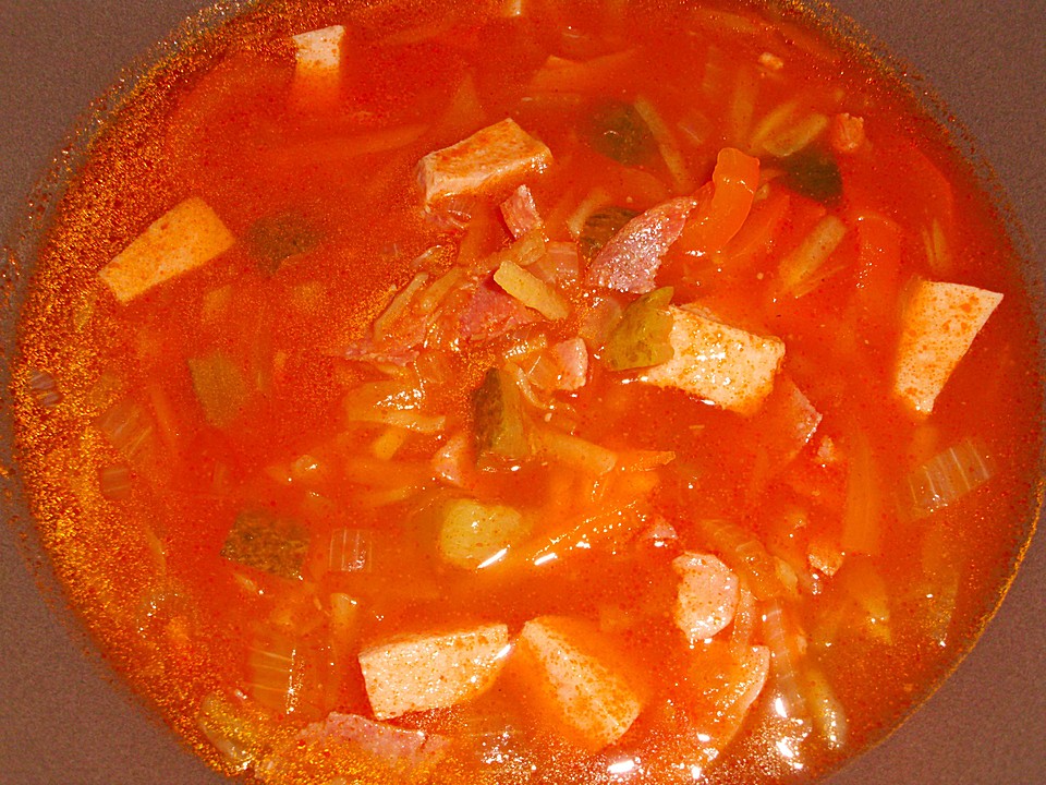 Soljanka nach DDR - Rezept von Lily-May | Chefkoch