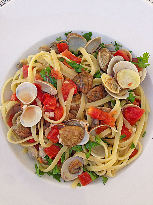 Spaghetti Vongole Italienisches Rezept