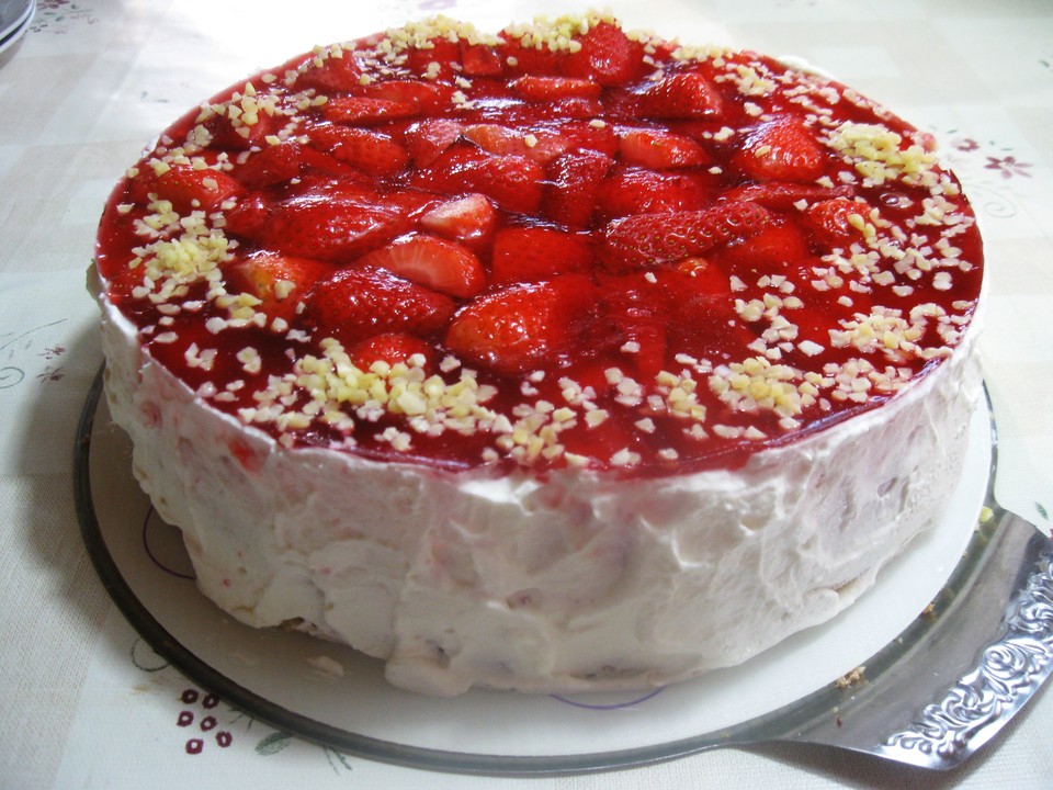 Frische Erdbeertorte von MissBuffington | Chefkoch