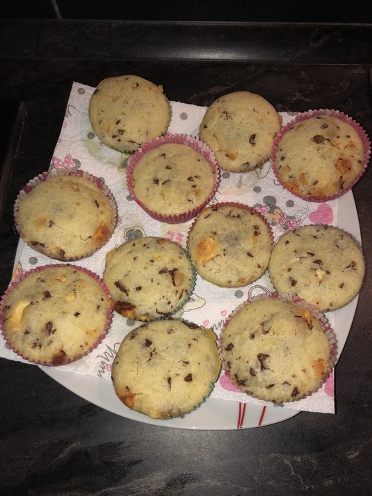Kinderschokolade-Muffins von pinktroublebee | Chefkoch
