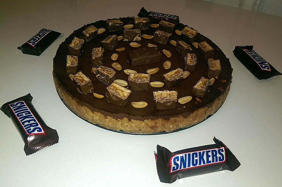 Snickers - Torte ohne Backen von Ekaterina85 | Chefkoch.de
