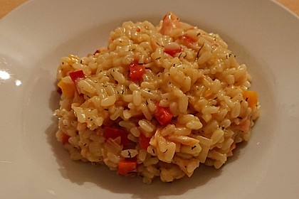 Risotto mit Räucherlachs - Ein gutes Rezept | Chefkoch
