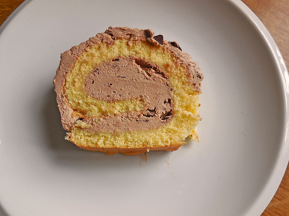 Schoko-Sahne-Rolle von keinohrhase1 | Chefkoch