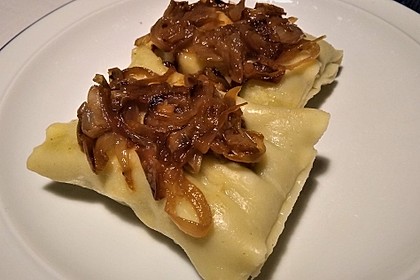 Maultaschen Mit Zwiebeln Und Kase Uberbacken