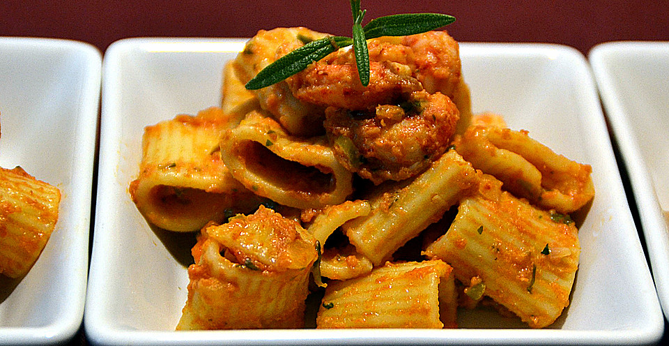 Mezzi Rigatoni mit Flusskrebsen von caralb | Chefkoch