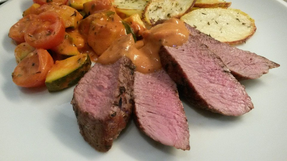 Lammlachse mit einer leckeren Sauce von kkellings | Chefkoch