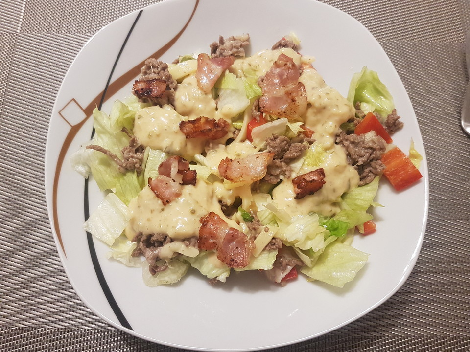 Big Mac Salat Low Carb von dorette1com | Chefkoch