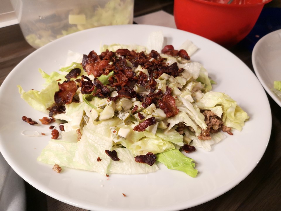 Big Mac Salat Low Carb von dorette1com | Chefkoch