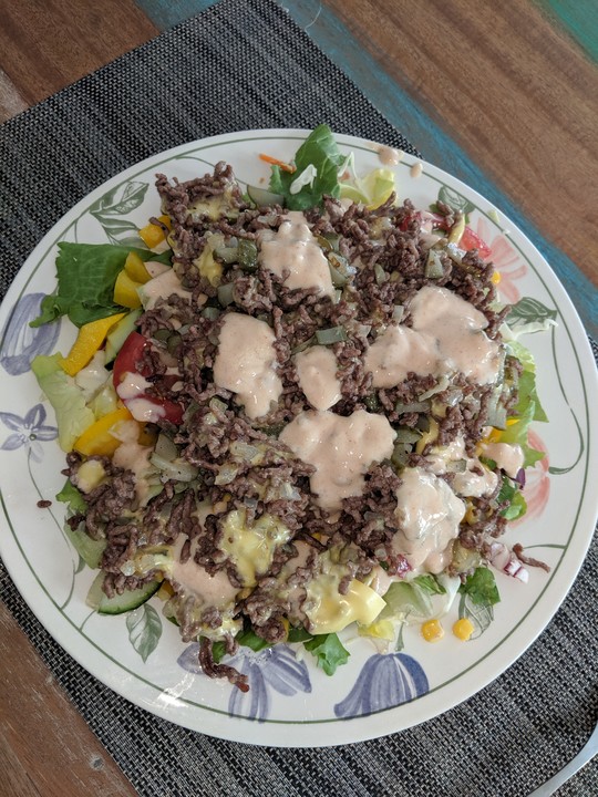 Big Mac Salat Low Carb von dorette1com | Chefkoch