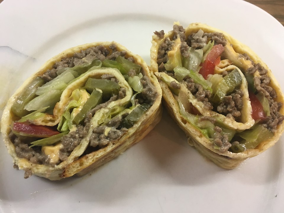 Low-Carb Big Mac Rolle von Sleepwalker20 | Chefkoch