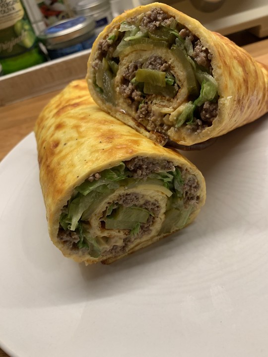 Low-Carb Big Mac Rolle von Sleepwalker20 | Chefkoch