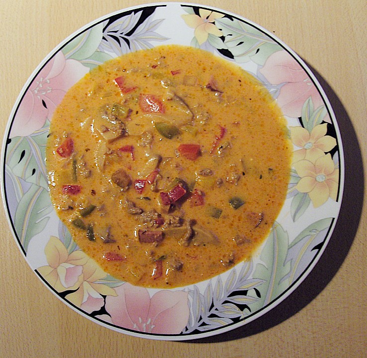 Pizza-Partysuppe von lena1101 | Chefkoch