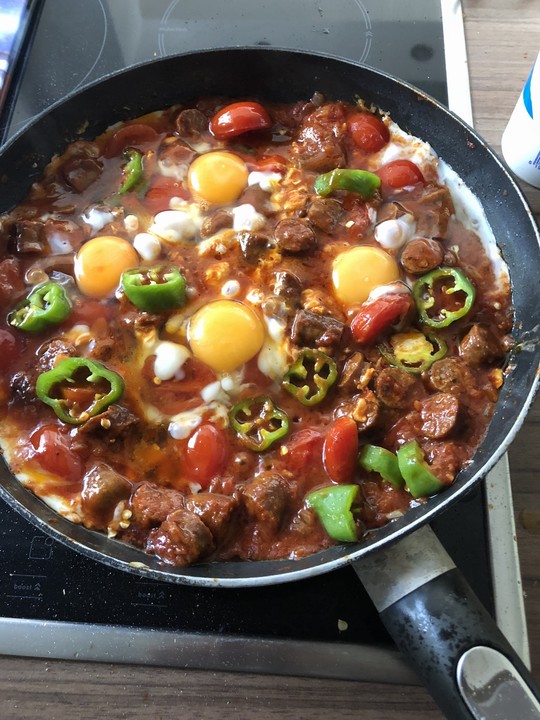 Ojja - Tunesische Wurstpfanne mit Merguez von BellydanceBini | Chefkoch