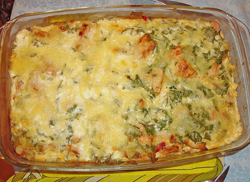 Paprika - Reis - Auflauf mit Hähnchenbrust von webgirl | Chefkoch.de