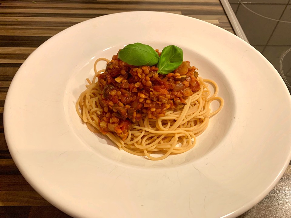 Bolognese von roten Linsen von SteffyPeter | Chefkoch.de