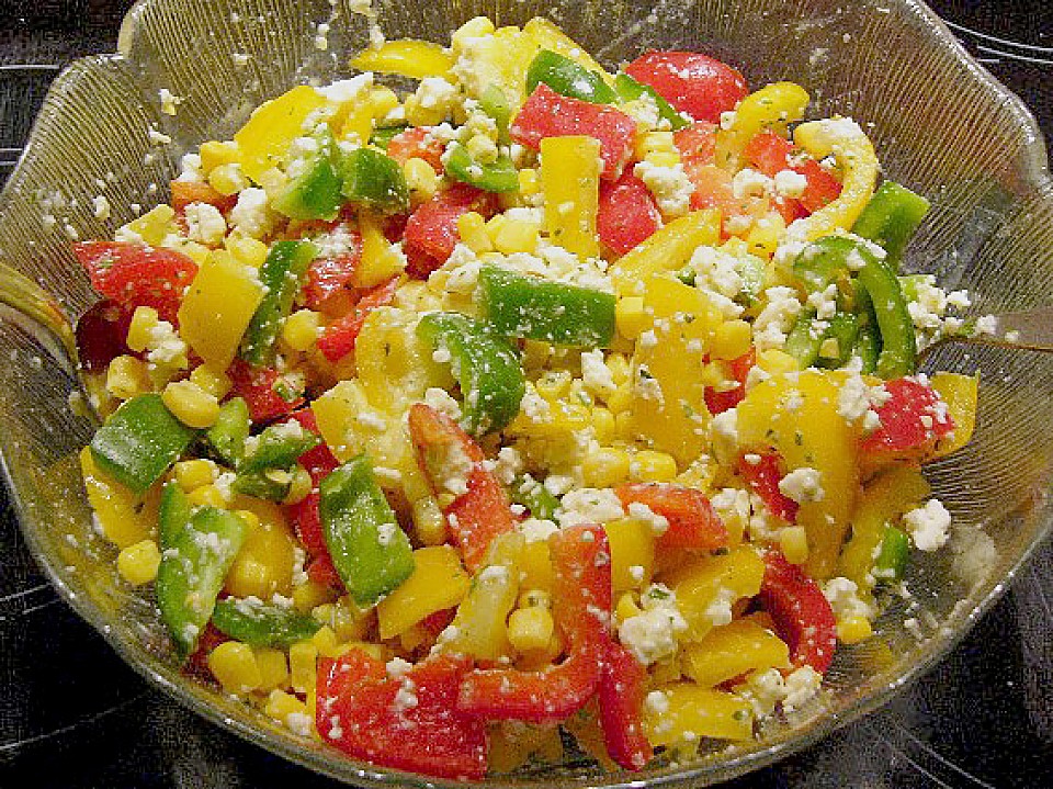 Bunter Paprikasalat mit Feta von dacapo | Chefkoch