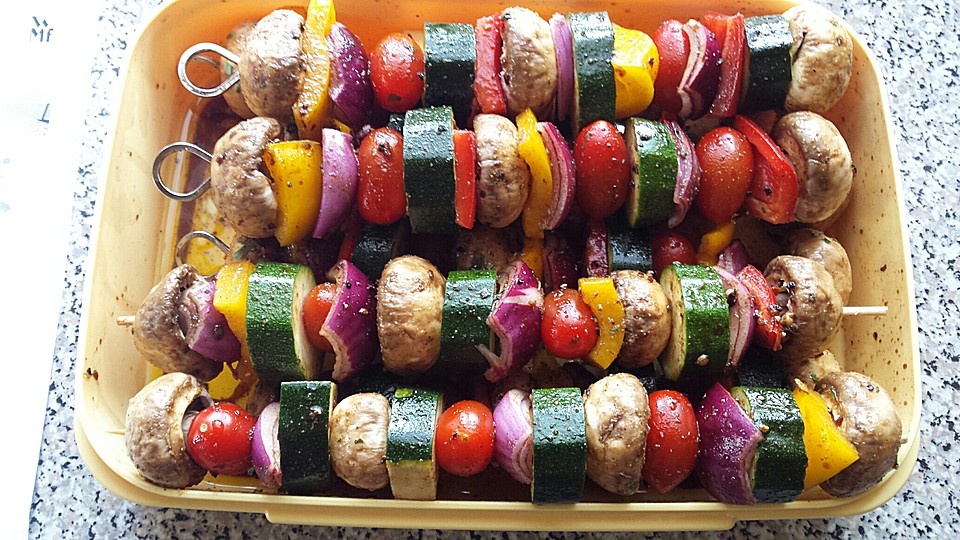 Gemüsespieß zum Grillen von tarragon | Chefkoch
