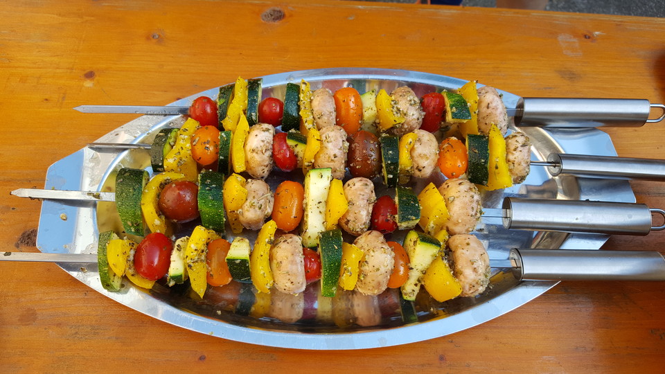 Gemüsespieß zum Grillen von tarragon | Chefkoch