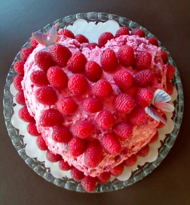 Super schnelle Himbeertorte von lette | Chefkoch