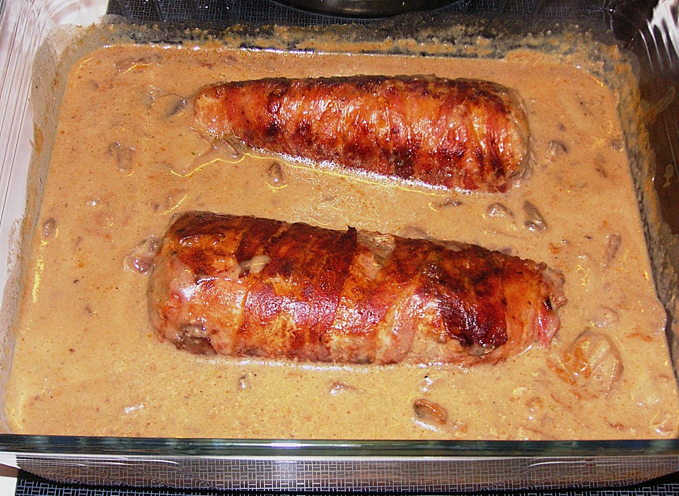 Lende im Speckmantel mit Champignons von monika_m | Chefkoch