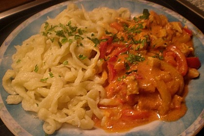 Putengeschnetzeltes mit Paprika von forte | Chefkoch
