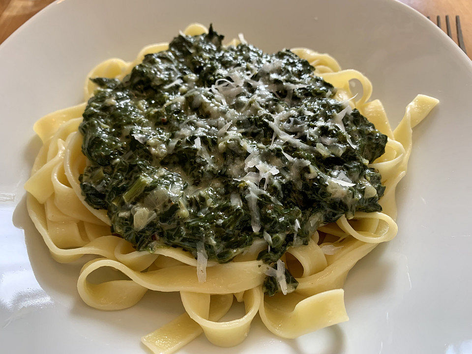 Spaghetti mit Spinat von Libelle1973| Chefkoch