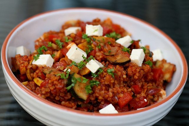 Bulgur-Gemüse-Pfanne von Sandy83| Chefkoch
