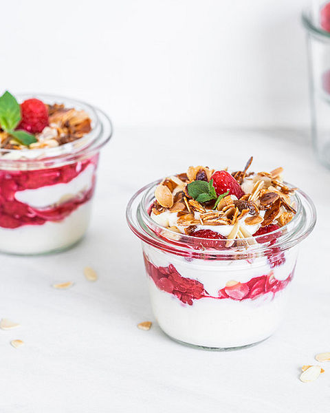 Süßes Spiegelei-Dessert mit Quark-Sahne von meins87