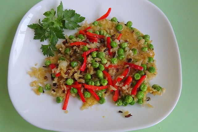 Gebratener Reis mit Erbsen| Chefkoch