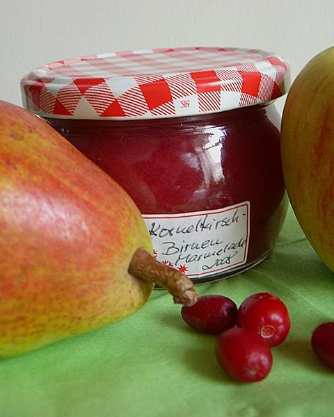 Kornelkirsche Marmelade Mit Apfel