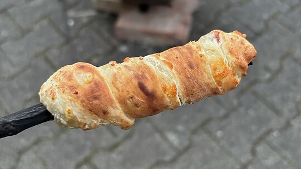 Stockbrot mit Quark - Öl - Teig von mickyjenny| Chefkoch