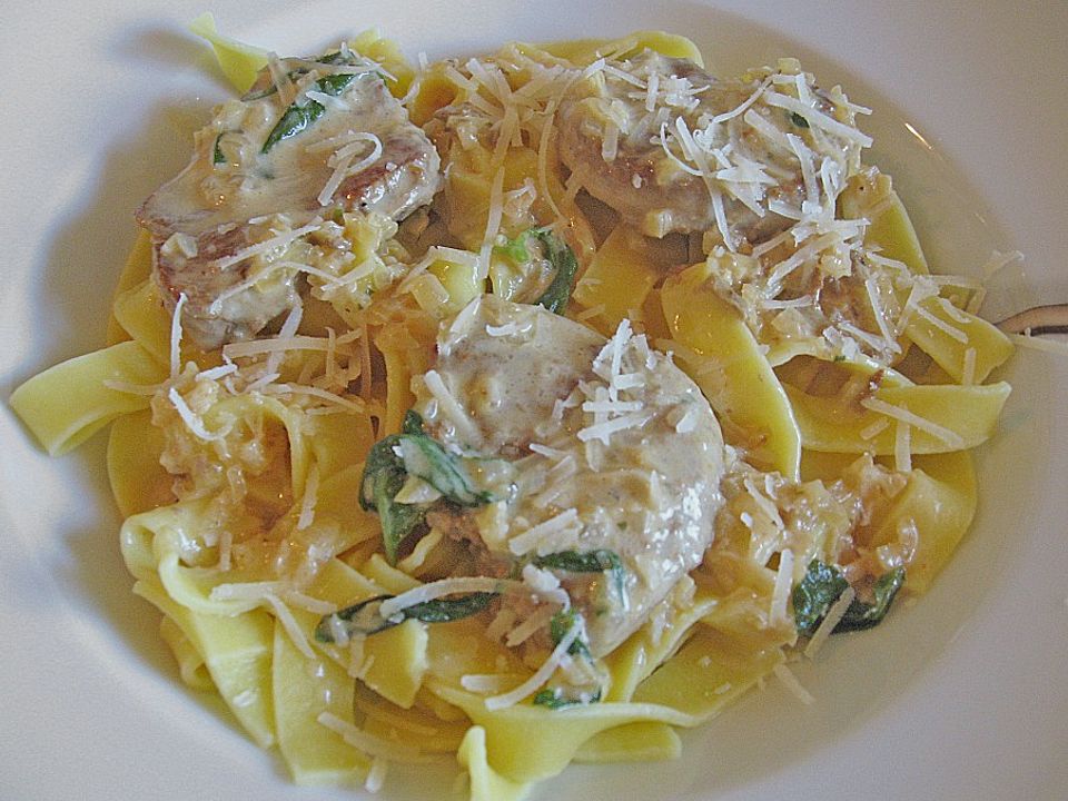 Tagliatelle mit Marsala - Schnitzeln von Elfenlied | Chefkoch