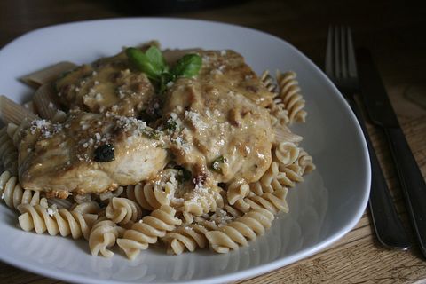 Tagliatelle mit Marsala - Schnitzeln von Elfenlied