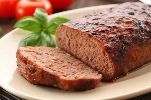 Saftiger Hackbraten im Ofen