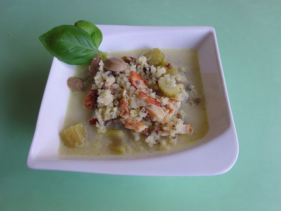 Curry - Reis - Suppe mit Hähnchen von Anna_123| Chefkoch