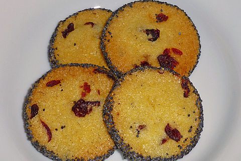 Cranberry - Mohn - Cookies von Momo-Maus