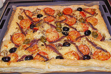 Französische Pizza von Paella77| Chefkoch