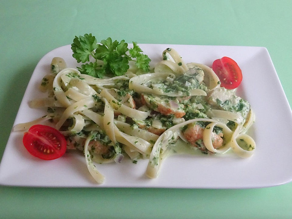 Spaghetti mit Spinat von die-kochfee | Chefkoch