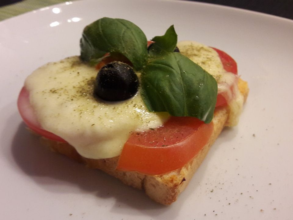 Toast Caprese| Chefkoch