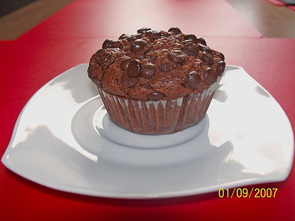 Triple Chocolate Chip Muffins von KimiMaus| Chefkoch