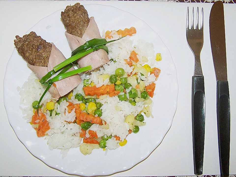 Reis, Gemüse und Hackfleisch von Charly_92| Chefkoch