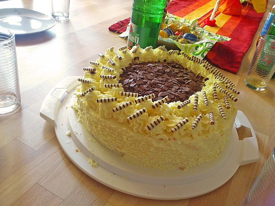 Buttercremetorte mit Bananen von Jessy1904| Chefkoch