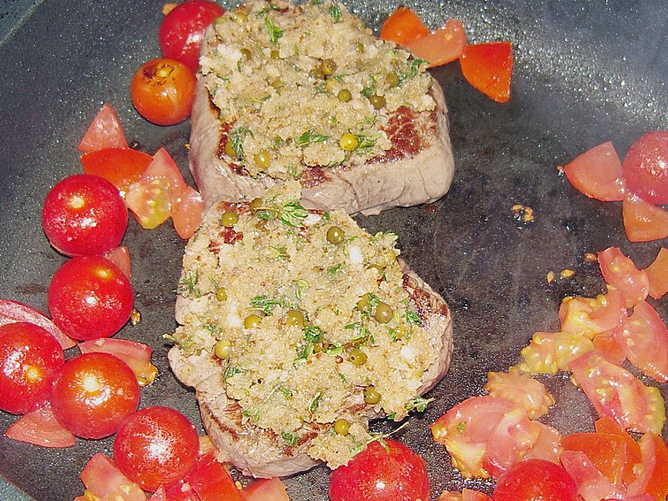 Filetsteak mit Senf - Honig - Pfefferkruste von dieter1954| Chefkoch