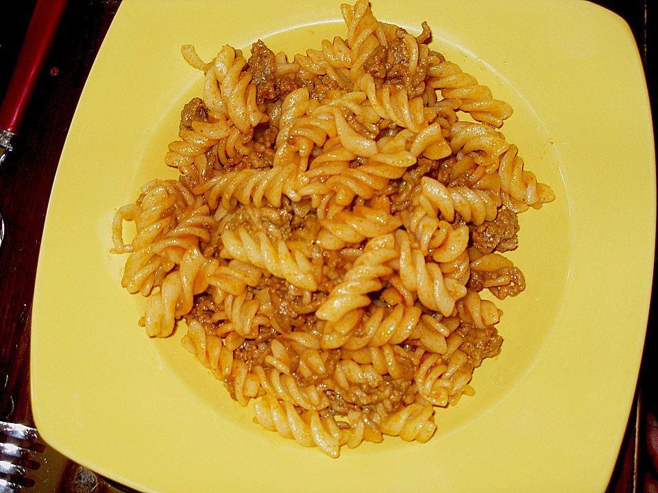 Spirelli mit Hack von Maja72| Chefkoch