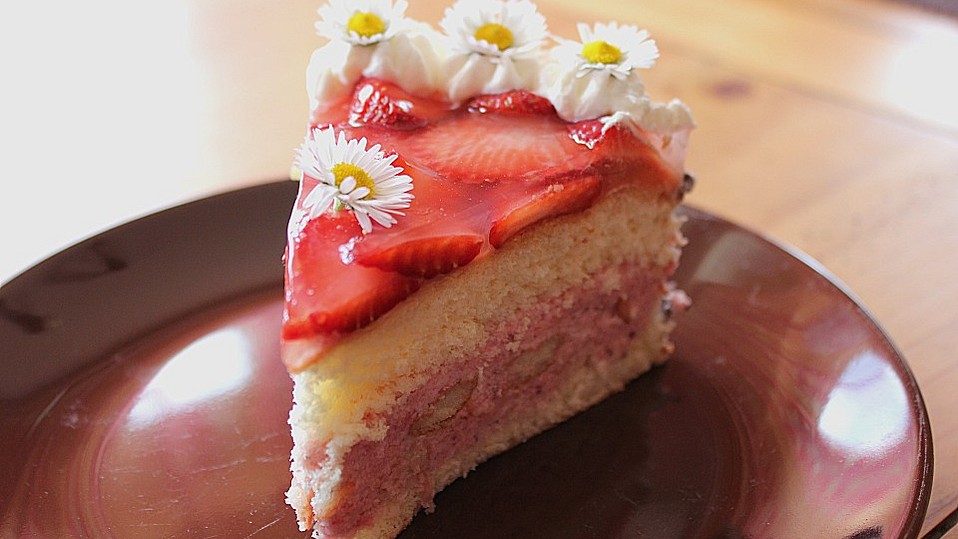 Erdbeer - Biskotten - Torte von Rocky73