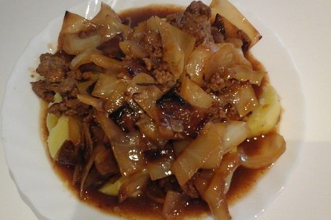 Schmorkohl mit Hackfleisch