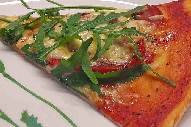 Pizza Tomate - Rucola von sandybeach| Chefkoch