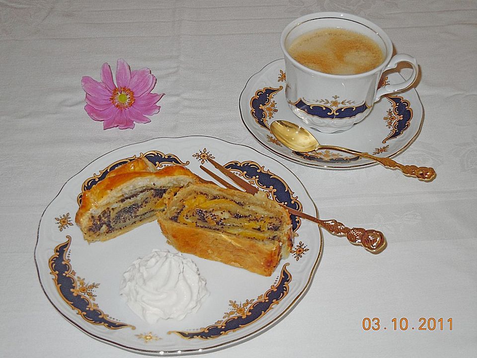 Aprikosen - Mohn - Strudel von satinka| Chefkoch