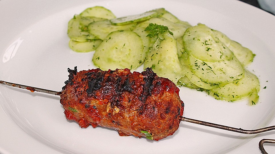 Hackspieße mit Barbecuesauce von Füssel